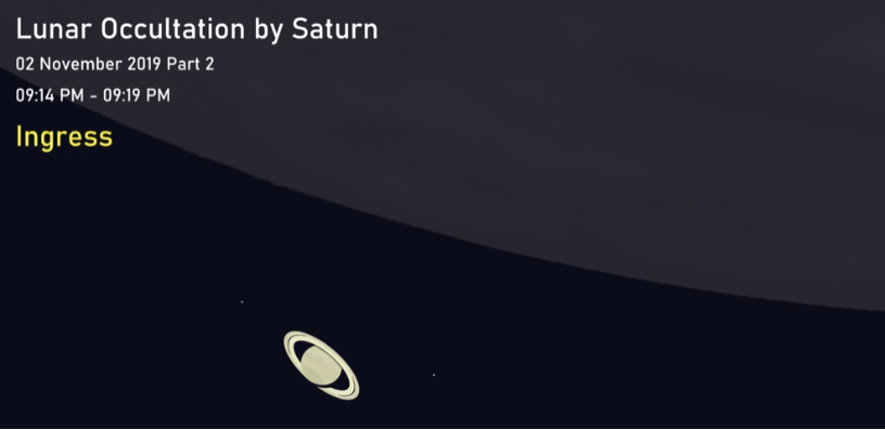 [Animation] Saturn Occultation – The Delight of Astro Sketching